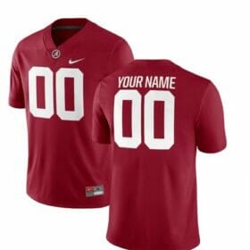 [Hot] New Custom Alabama Football Jersey Football White