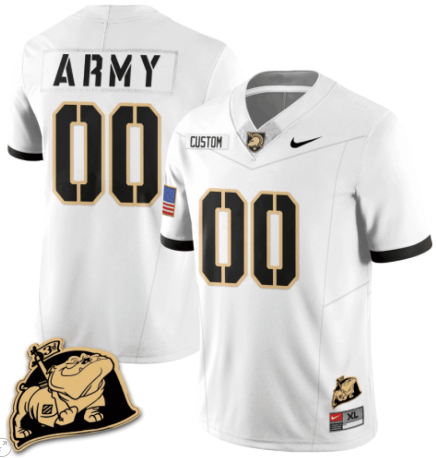 [Hot] Order New Custom Army Black Knights Jersey Stitched